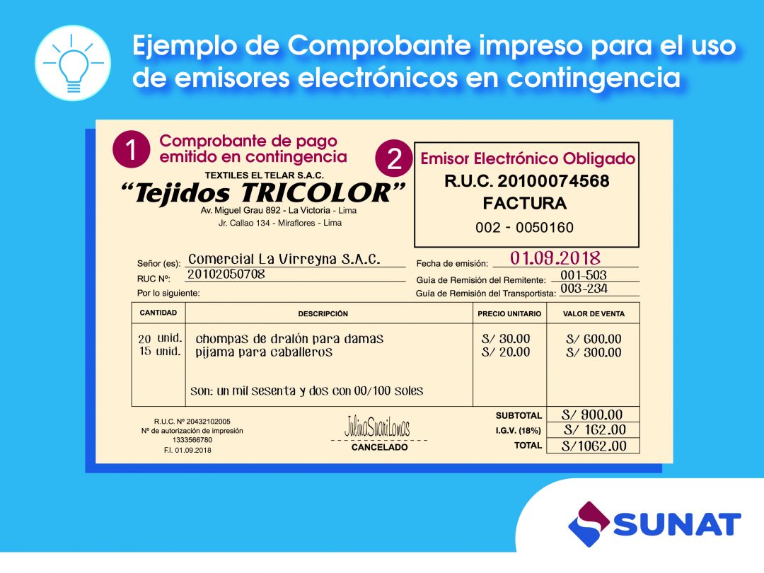 Soy emisor electrónico ¿Qué hacer en situaciones de contingencia ...